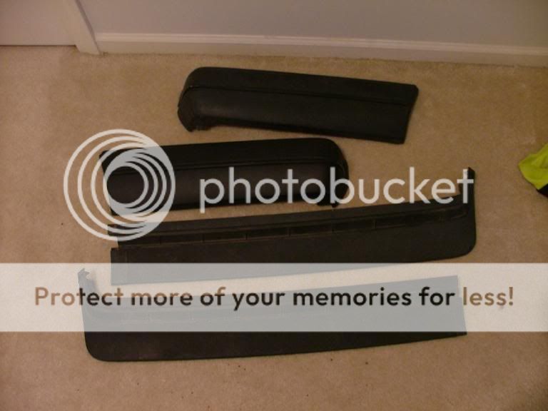 FS: CGT Rear Bumper Trim; top lip trim & rear bumper side caps | VW ...